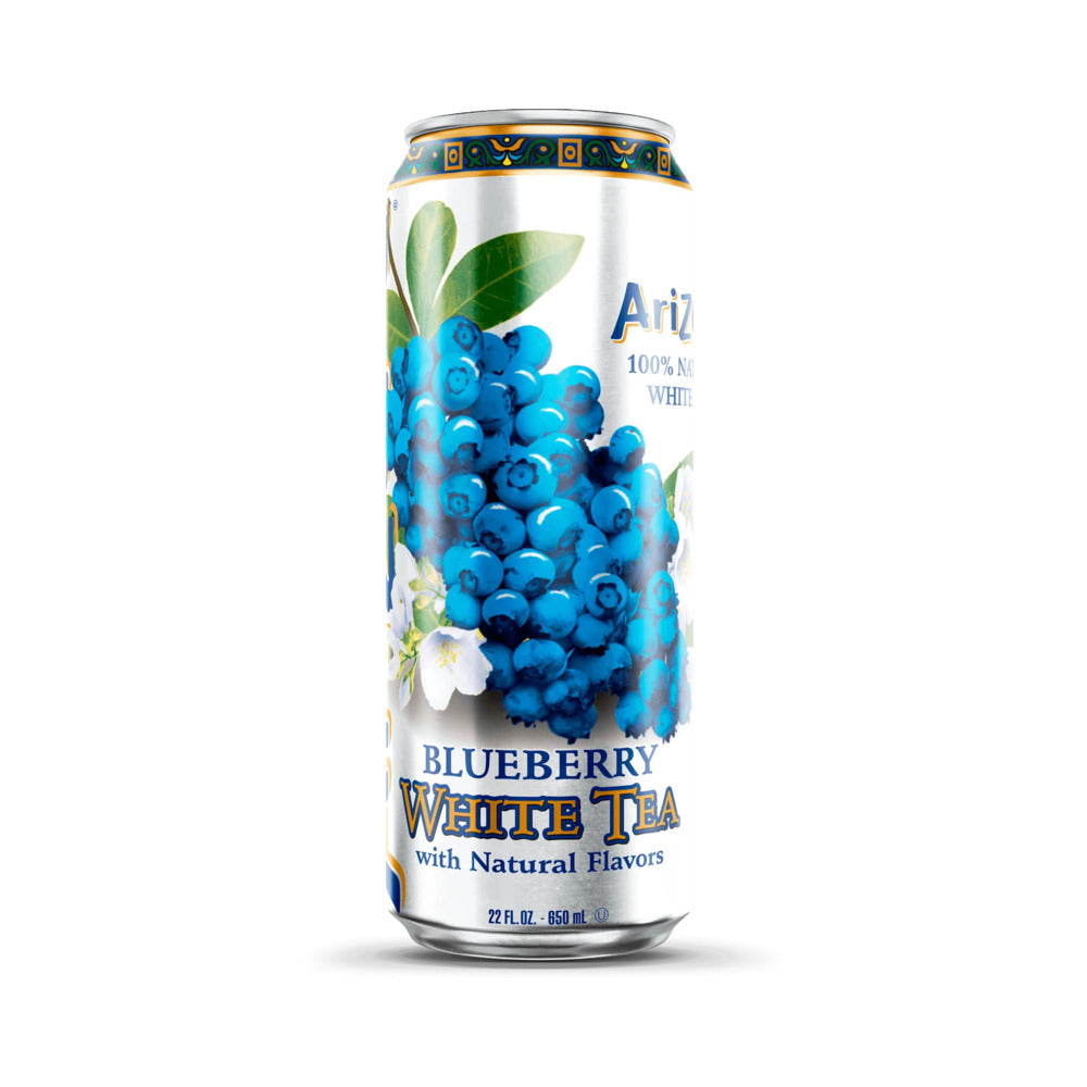 Arizona Blueberry White Tea 22oz (650ml) Can – The American Store