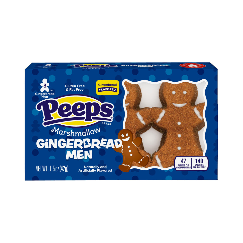 Peeps Christmas Gingerbread Men Marshmallow 1.5oz (43g) – The American ...